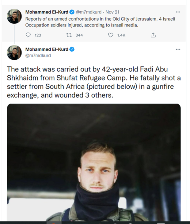 Anti-Israel Activists Demonize Victim of Jerusalem Terror Attack and ...